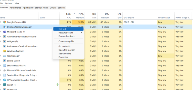 Desktop Window Manager is using a lot of memory on Windows 11 - TECHEPAGES