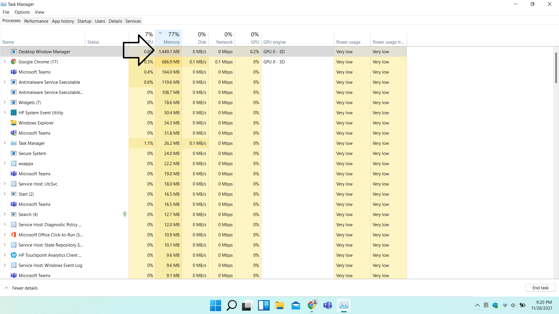 Desktop Window Manager is using a lot of memory on Windows 11 - TECHEPAGES
