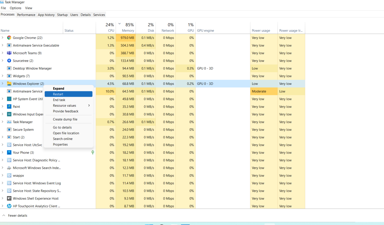 Windows 11 - blank overlay over the search on taskbar - TECHEPAGES