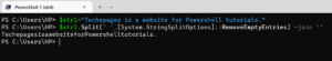 Remove spaces from a string using Powershell