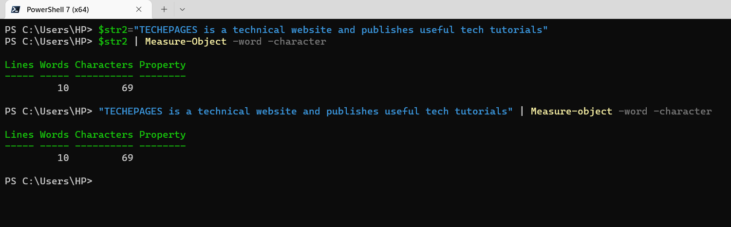 Find The Length Of String In Powershell 6686