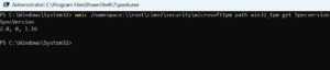 Find the TPM version on a computer using Powershell