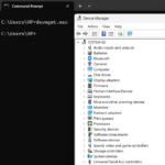 Open device manager on Windows 11 computer