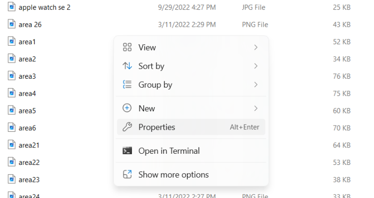 Enable image thumbnails on Windows 11 computer